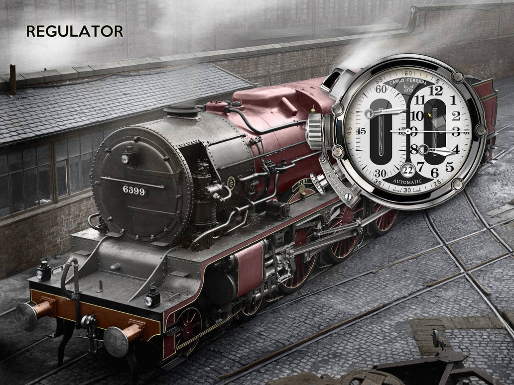 Steampunk Regulator Clock XWidget by yereverluvinuncleber on DeviantArt