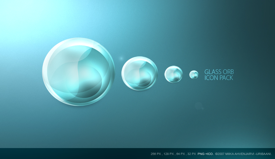 Glass Orb icons. by Uribaani on DeviantArt