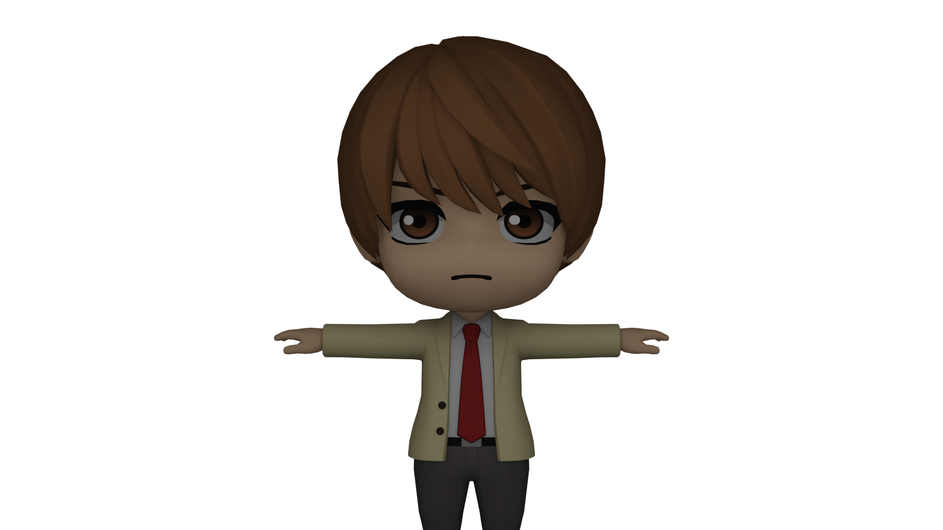 Light Yagami 3D Model - DEATH NOTE Killer Within by Karschloch on ...