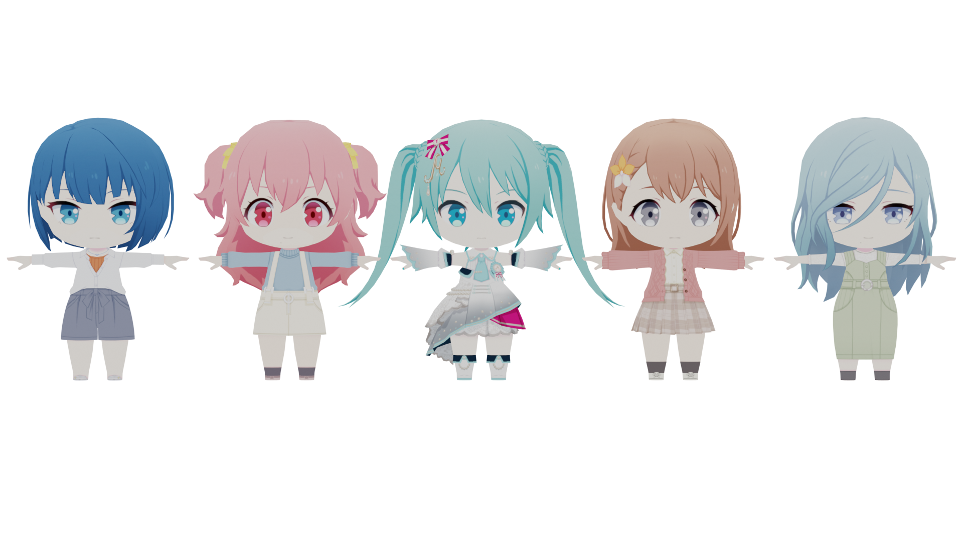 Project Sekai - MySEKAI MoreMoreJump! 3D Models by Karschloch on DeviantArt