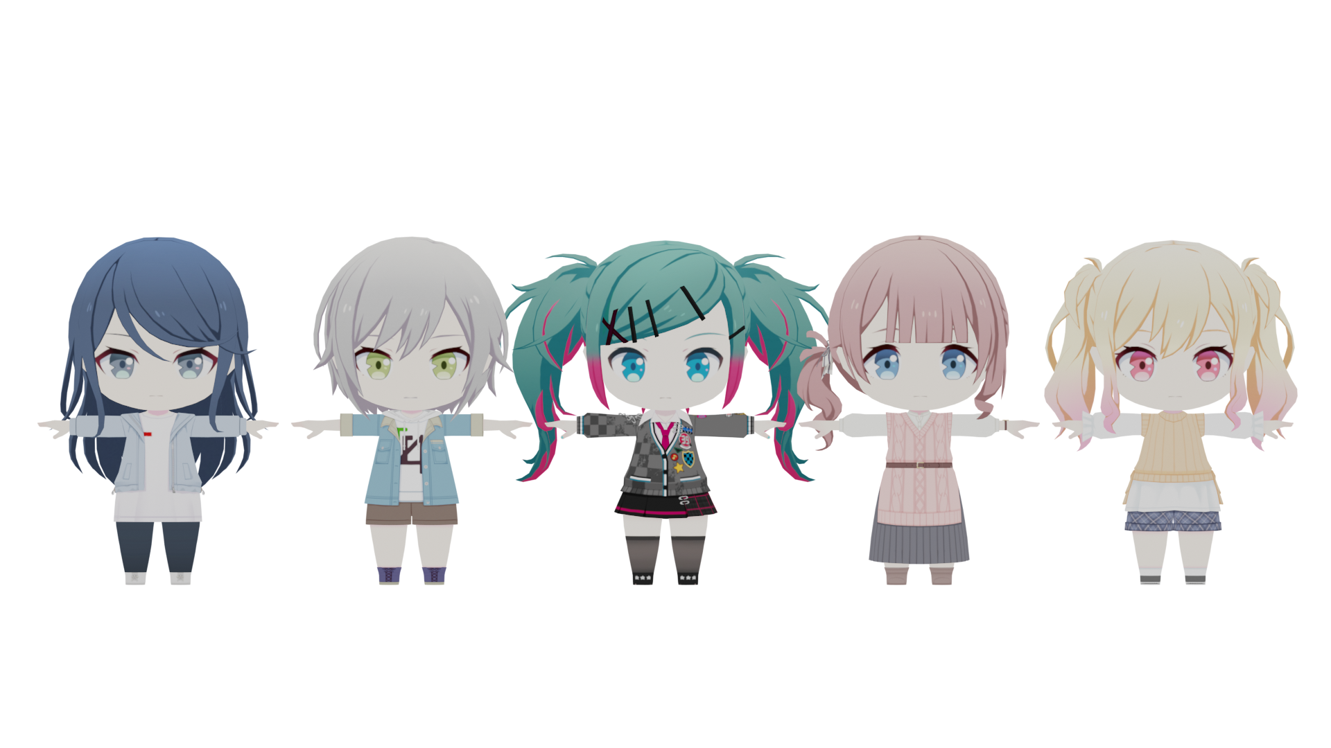 Project Sekai - MySEKAI LeoNeed 3D Models by Karschloch on DeviantArt