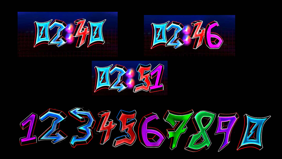 Graffiti Clock 0.9 by x1Ghost8Rider7x on DeviantArt