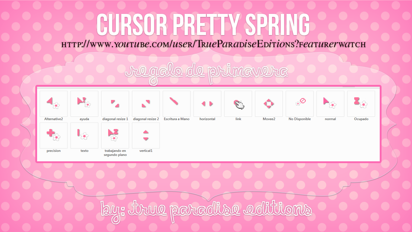 Cursor: Pretty Spring by TrueParadiseEditions on DeviantArt