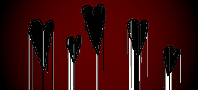 Five Black Hearts by GLITCHONATOR1 by GLITCHONATOR1 on DeviantArt