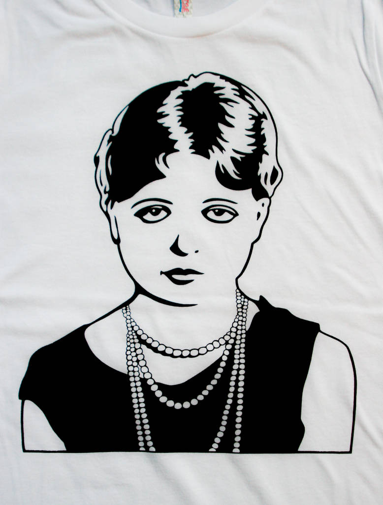 Clara Bow Stencil Shirt by pconcave on DeviantArt