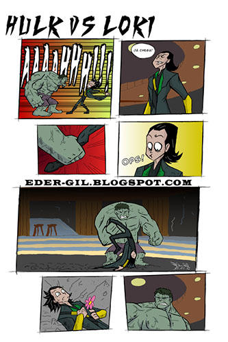 Avengers Hulk Vs Loki Animated By Ederhq On Deviantart