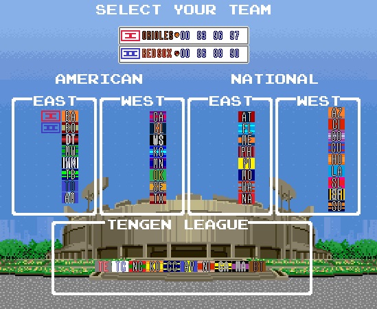 RBI Baseball 3 Selection Screen by SAGDeviant on DeviantArt
