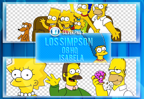 Los Simpson by SilverPngs on DeviantArt