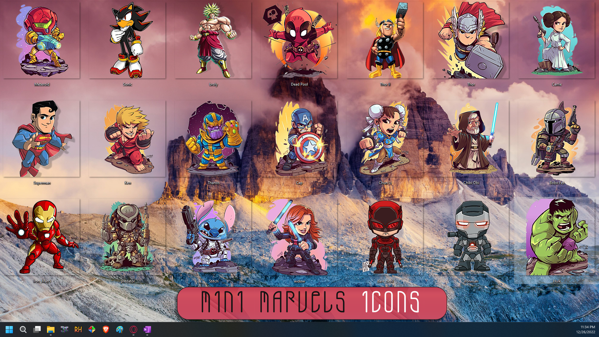Comic Characters Icons by Sp3ri7z on DeviantArt