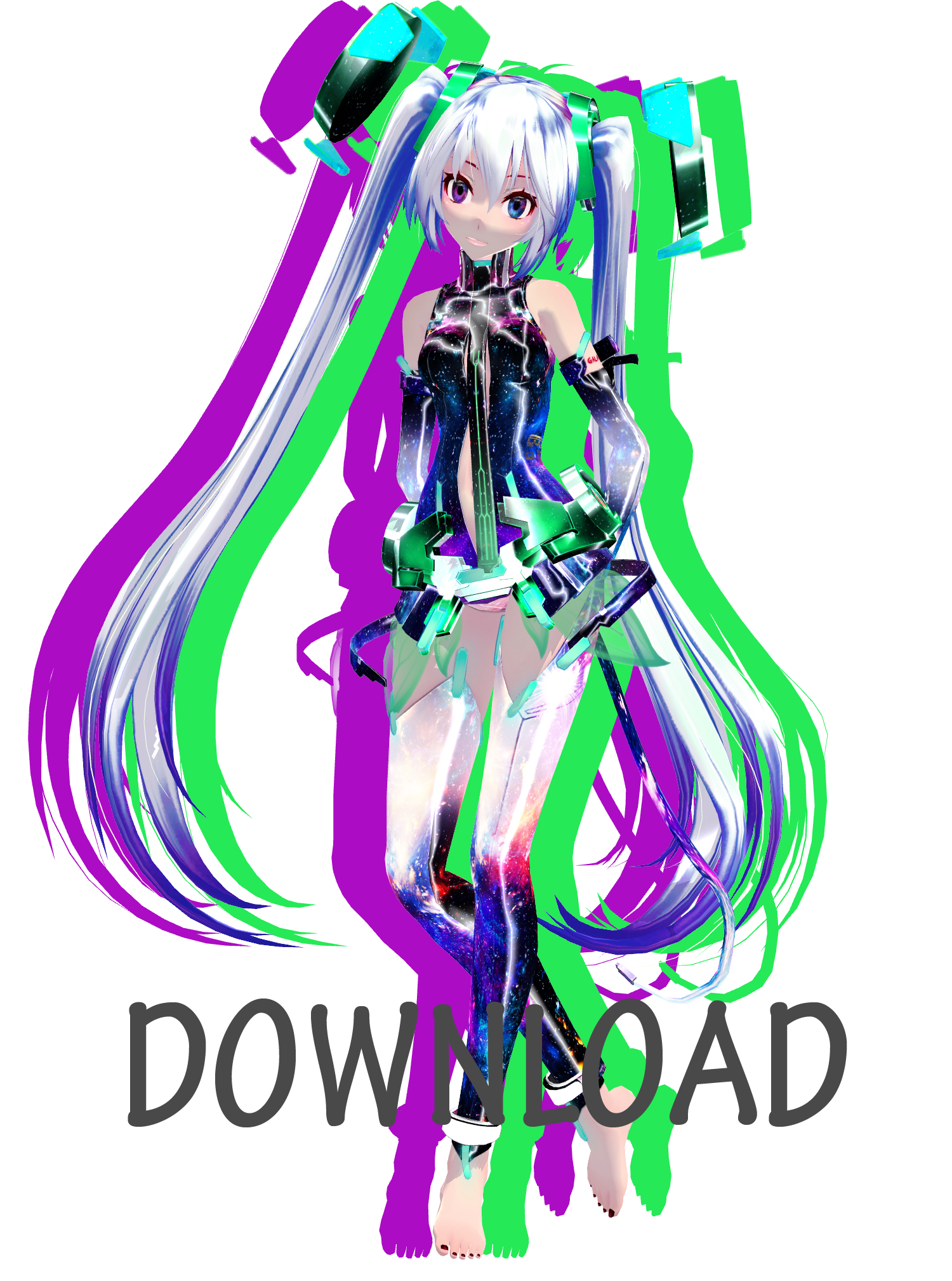 .:TDA:. Append Miku GALACTICA - DL by NovaSOF on DeviantArt