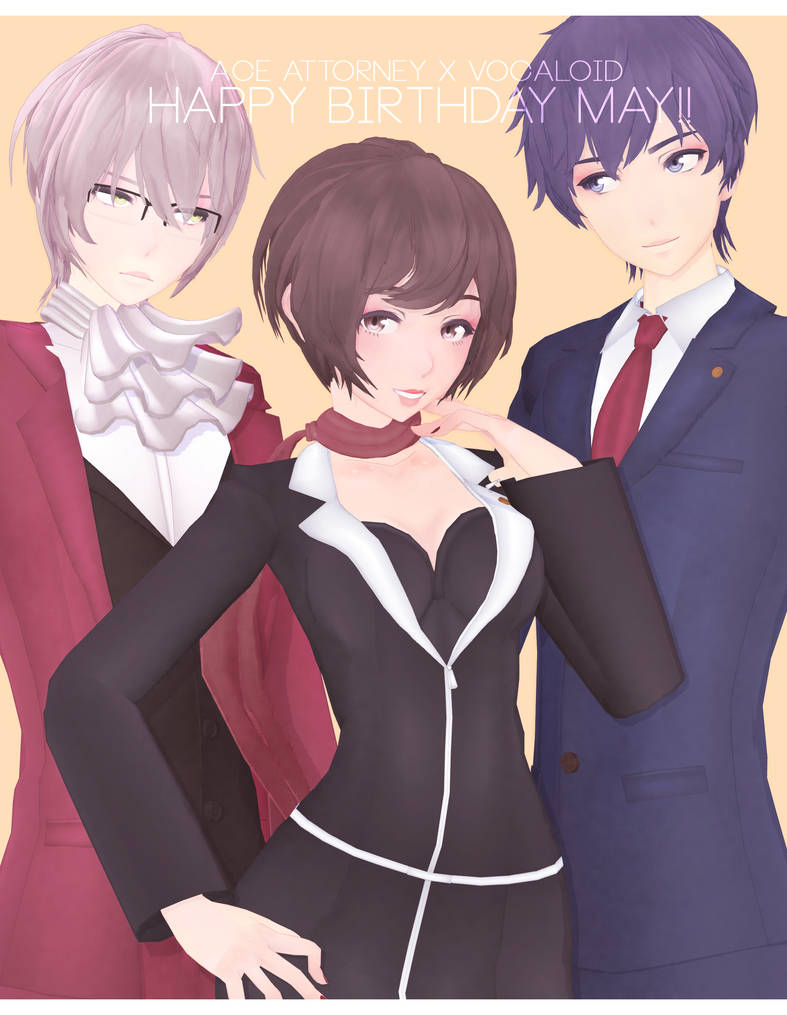Tda Ace Attorney x Vocaloid [HBD MAY 2K17] by Jjinomu on DeviantArt
