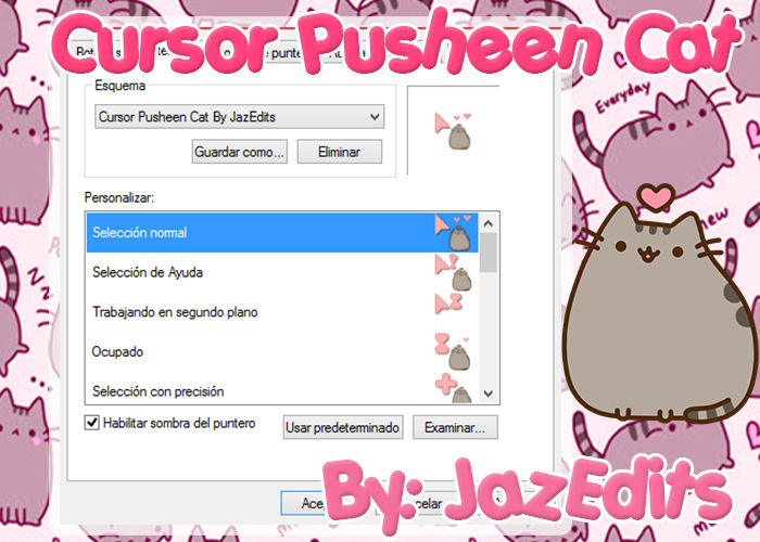 Cursor Pusheen Cat By JazEdits :3 by JazEdits on DeviantArt