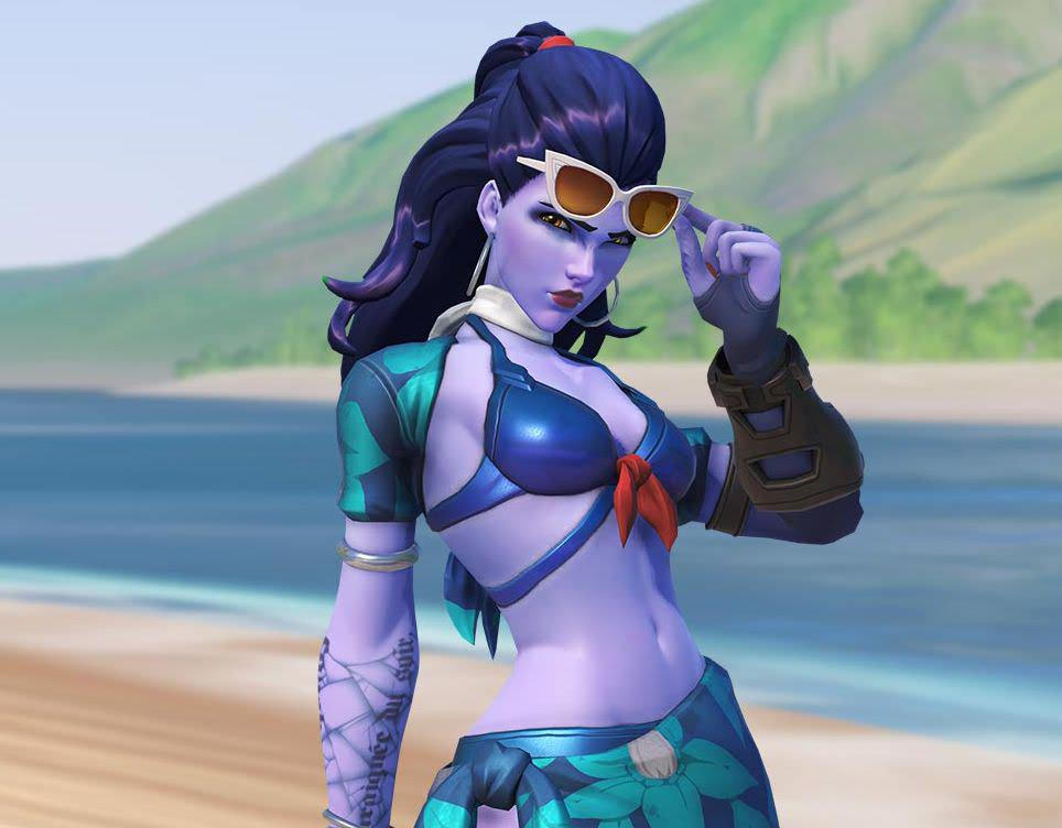 Overwatch Short Stories: Widowmaker's Beach Day by StuckStoryteller on DeviantArt
