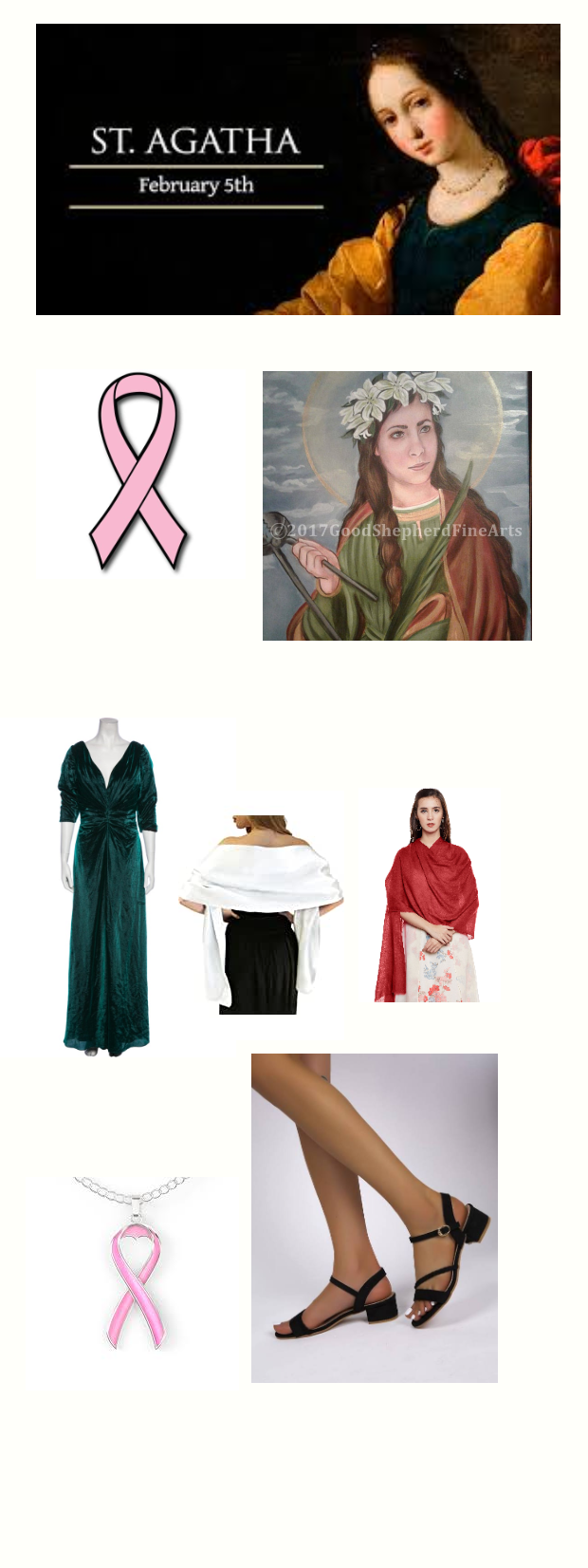 Saint Agatha dress by mymeilarose on DeviantArt