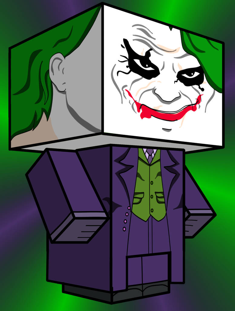 The Joker - Heath Ledger Cubee by Pankismo on DeviantArt