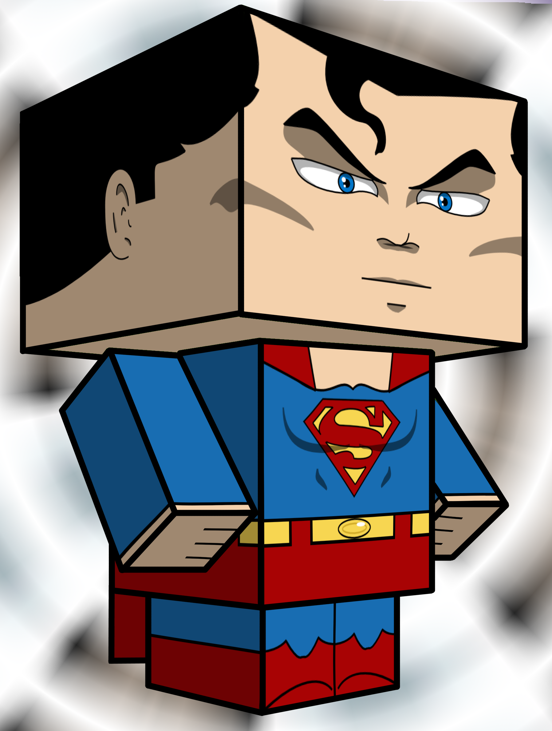 Superman Cubee by Pankismo on DeviantArt