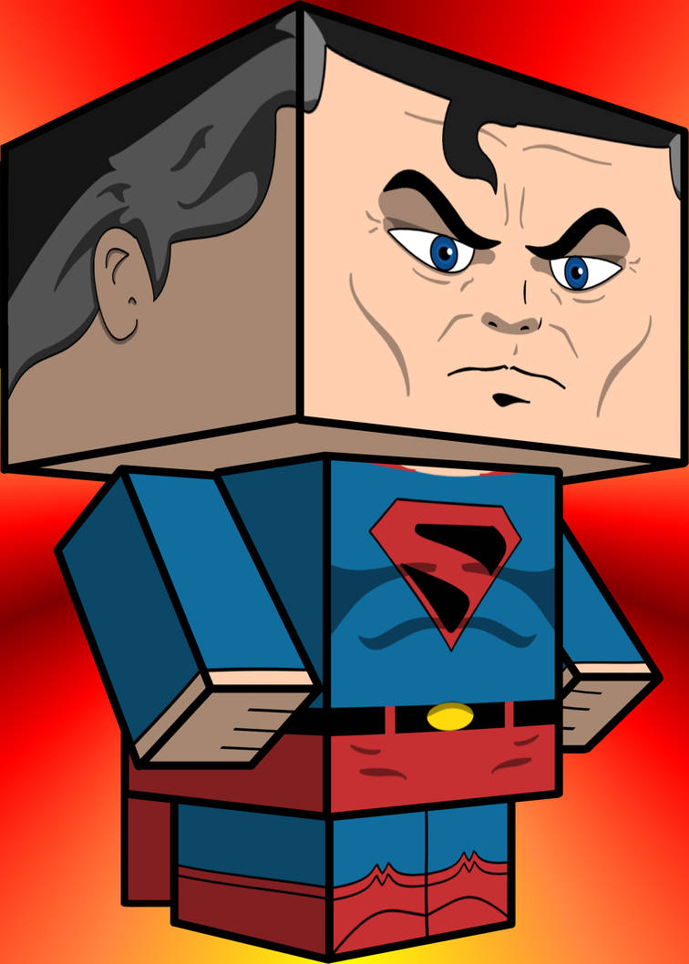 Superman Kingdom Come Cubee by Pankismo on DeviantArt