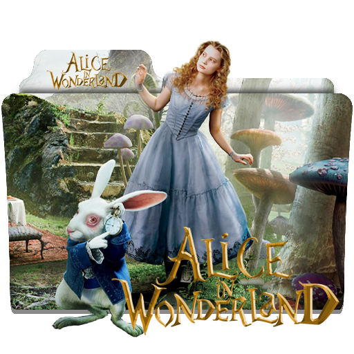 Alice in wonderland 2010 FOLDER ICON by HeshanMadhusanka3 on DeviantArt