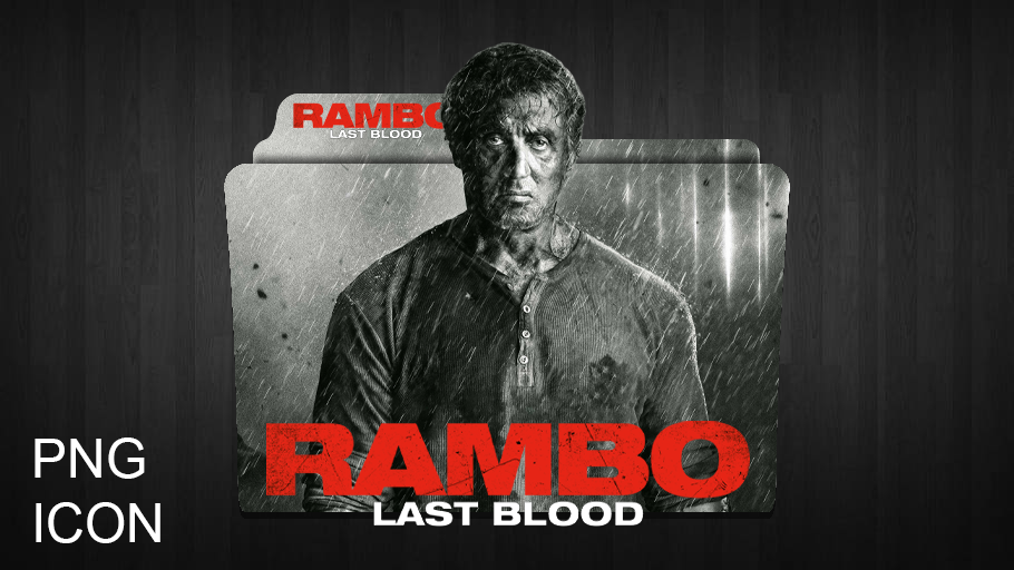 Rambo Last Blood 2019 folder icon by HeshanMadhusanka3 on DeviantArt