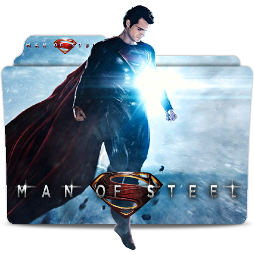 Man of Steel-2013 folder icon by HeshanMadhusanka3 on DeviantArt