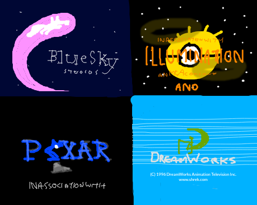 Blue Sky/Illumination/Pixar/DreamWorks (1996) by retepd on DeviantArt
