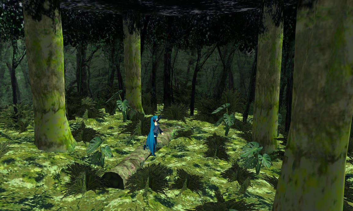MMD Forest scene from Polygon Love 2 by ketokeas on DeviantArt