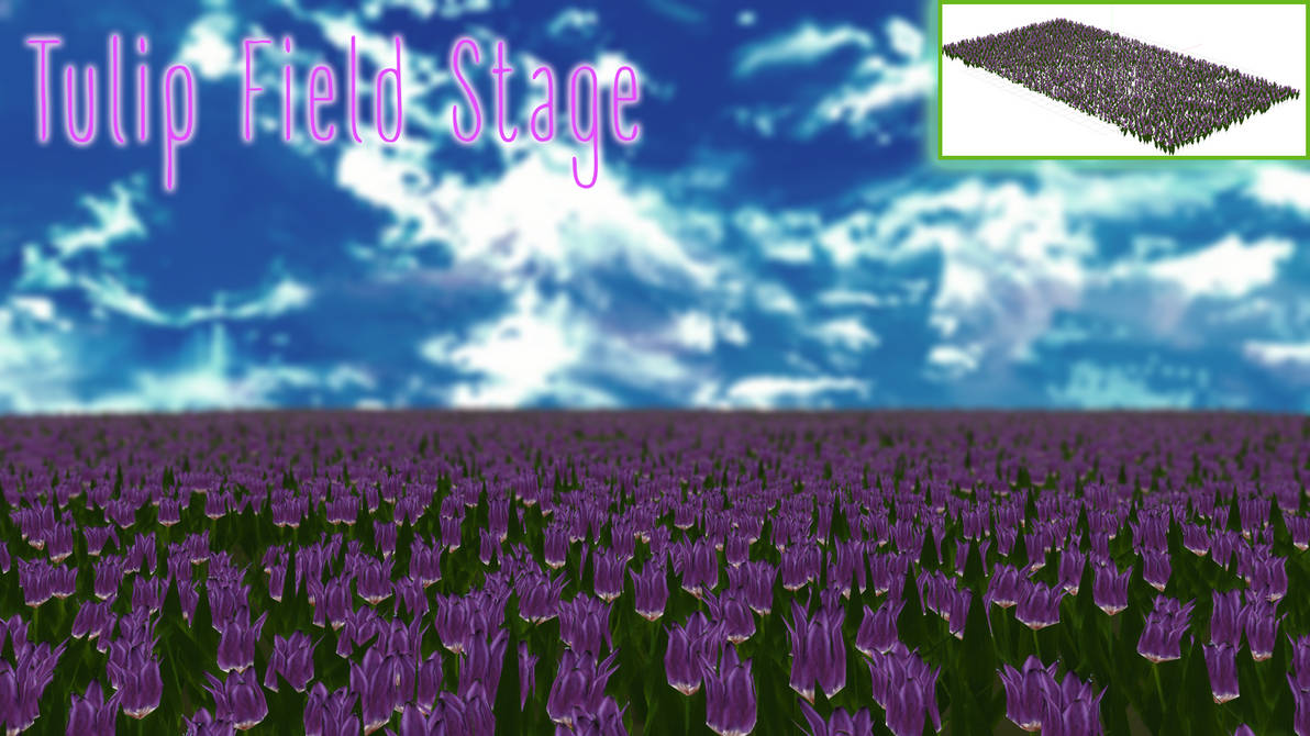 Tulip field stage [MMD DL] by ketokeas on DeviantArt
