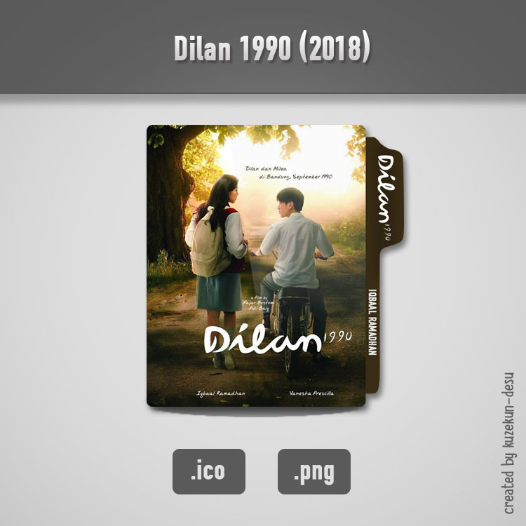 Dilan 1990 (2018) Indonesian Movie Folder Icon by kuzekun-desu on ...