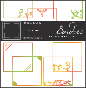 Borders by flutterby271 on DeviantArt