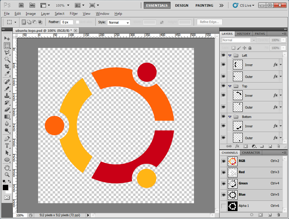 Ubuntu Logo PSD by Satukoro on DeviantArt