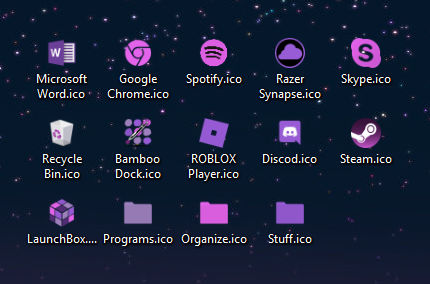 Icons (Purple) by squireluke on DeviantArt