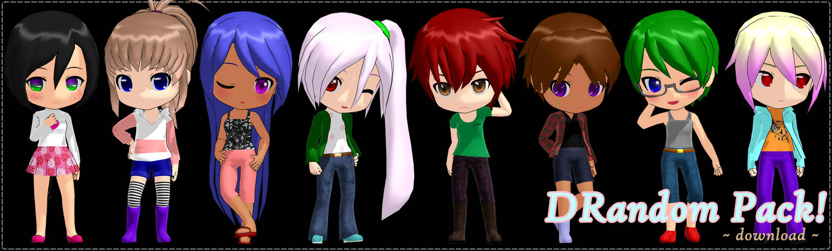 [MMD] DRandom pack DL by Spooky-Dreams on DeviantArt