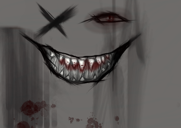 Creepy smile by TurtleLuvsNarwhal on DeviantArt