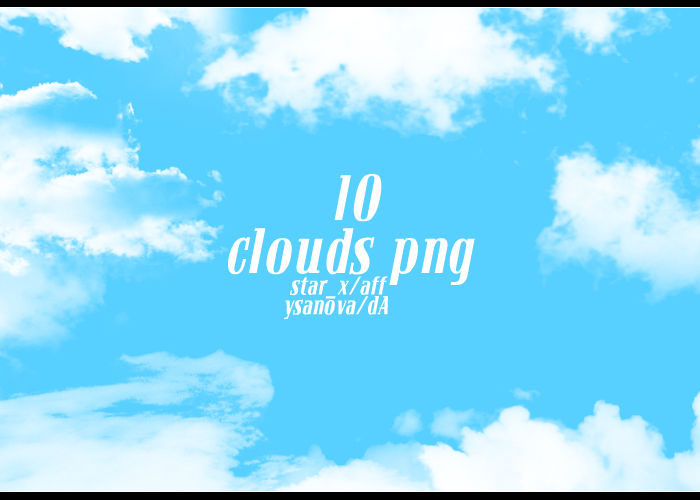 10 Clouds PNG by ysanova on DeviantArt