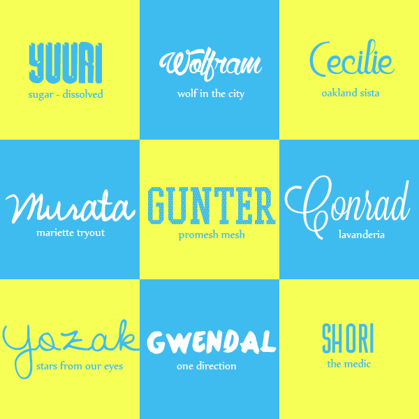 Font Pack #2 by ysanova on DeviantArt