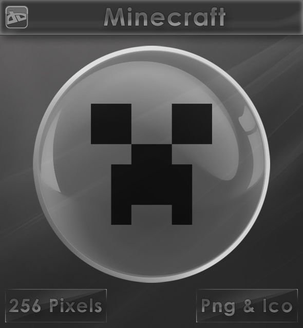 Minecraft [Glass Icon] by VoidSentinel on DeviantArt