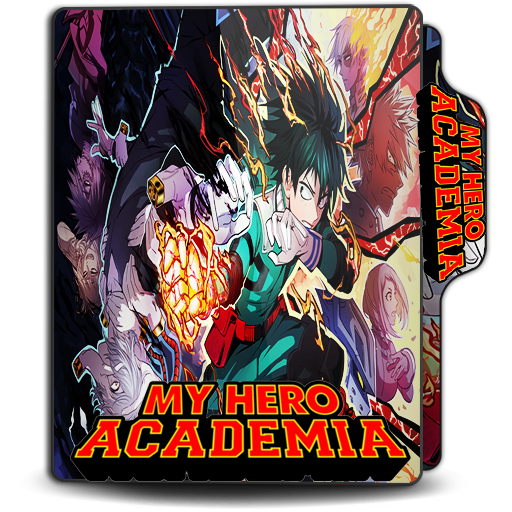 My Hero Academia folder icon by AhmedFarouk20 on DeviantArt