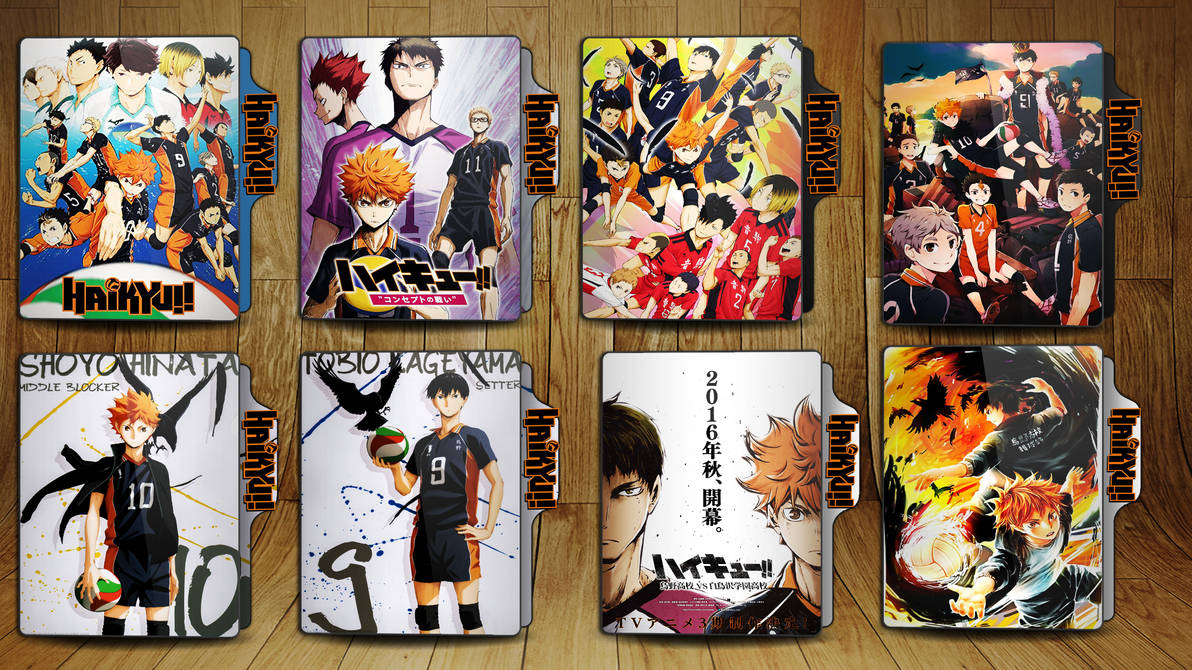 haikyuu collection folder icon by AhmedFarouk20 on DeviantArt