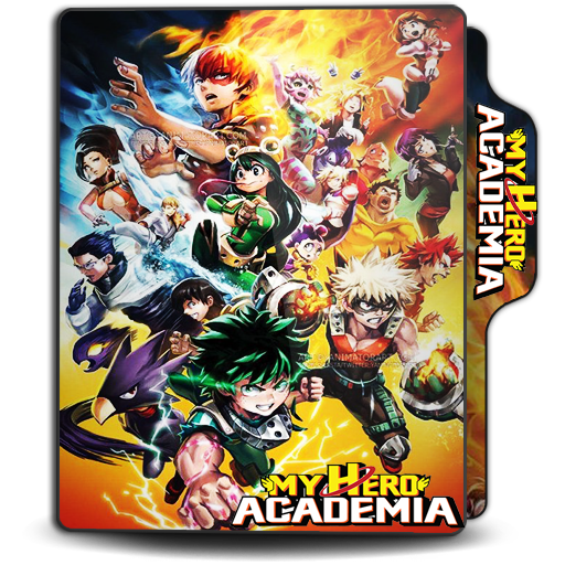 My Hero Academia folder icon by AhmedFarouk20 on DeviantArt