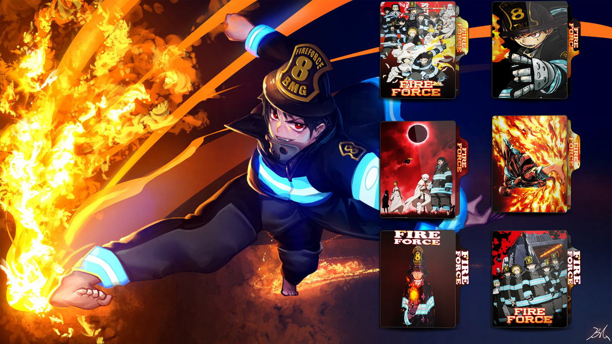Fire Force folder icon by AhmedFarouk20 on DeviantArt