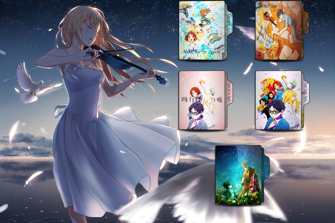 Your Lie In April folder icon by AhmedFarouk20 on DeviantArt