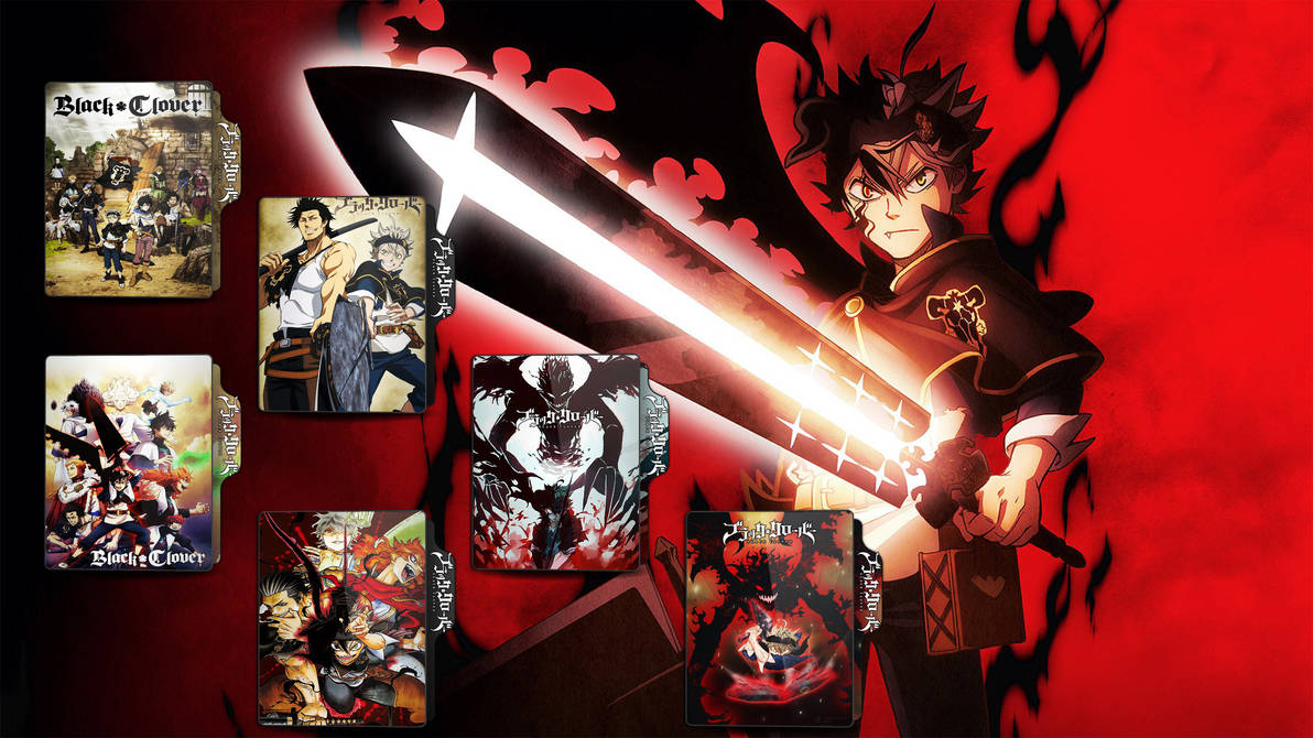 Black Clover folder icon by AhmedFarouk20 on DeviantArt