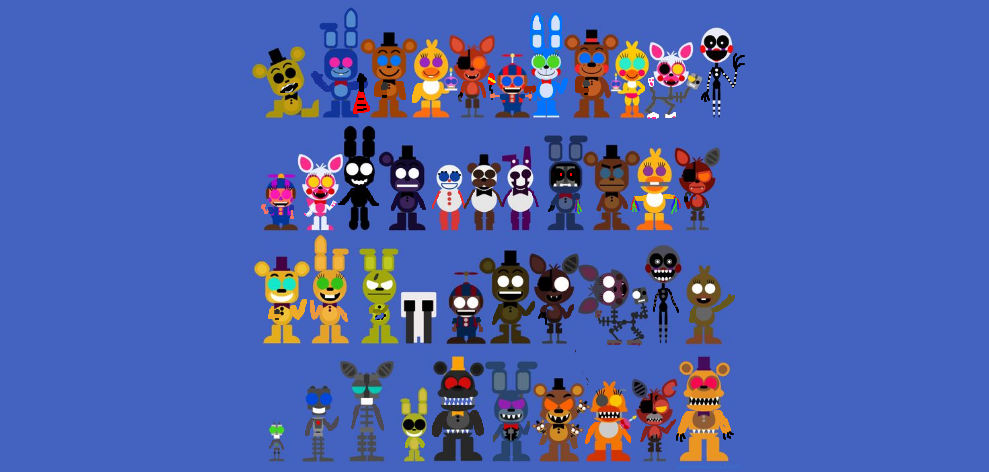 Fnaf World (I only drew the arms) by MangleTheFoxYoutube on DeviantArt