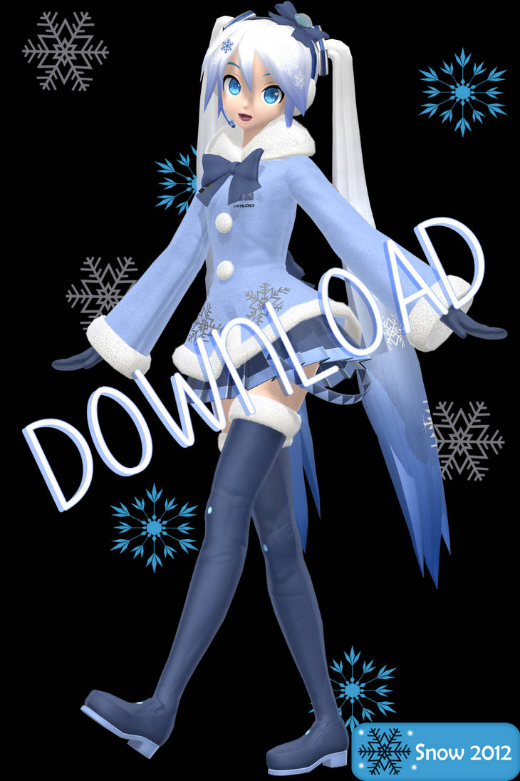 DTE Snow Miku 2012 - DOWNLOAD by Tvorsky on DeviantArt