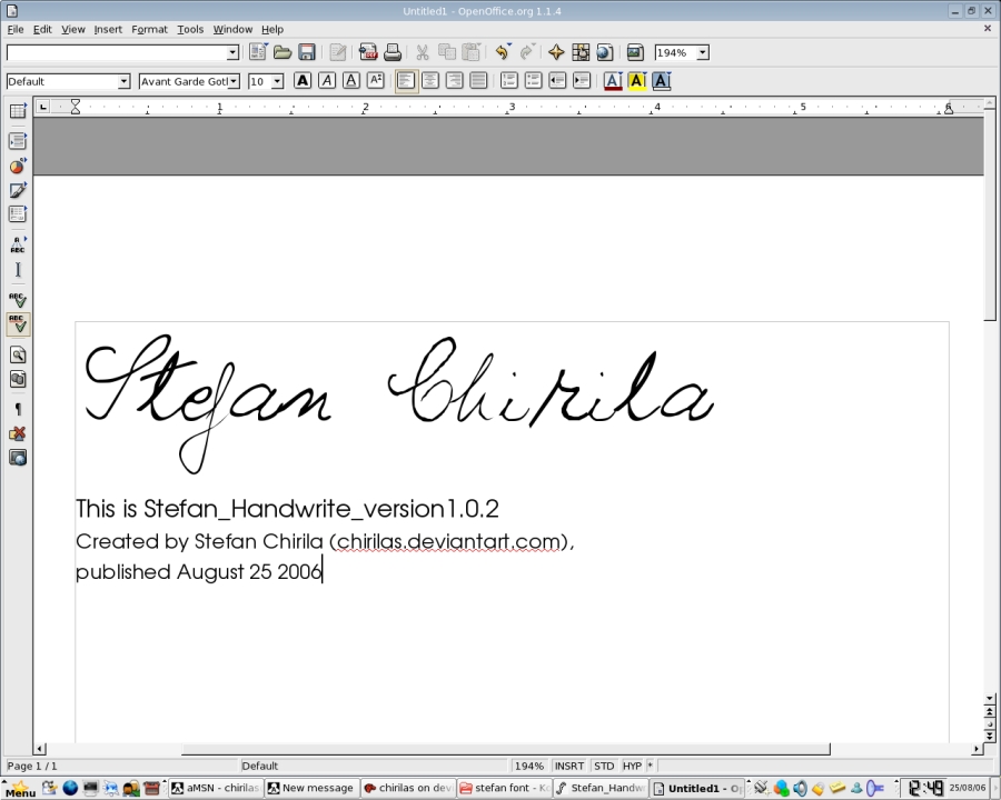 Stefan Handwrite Font by chirilas on DeviantArt