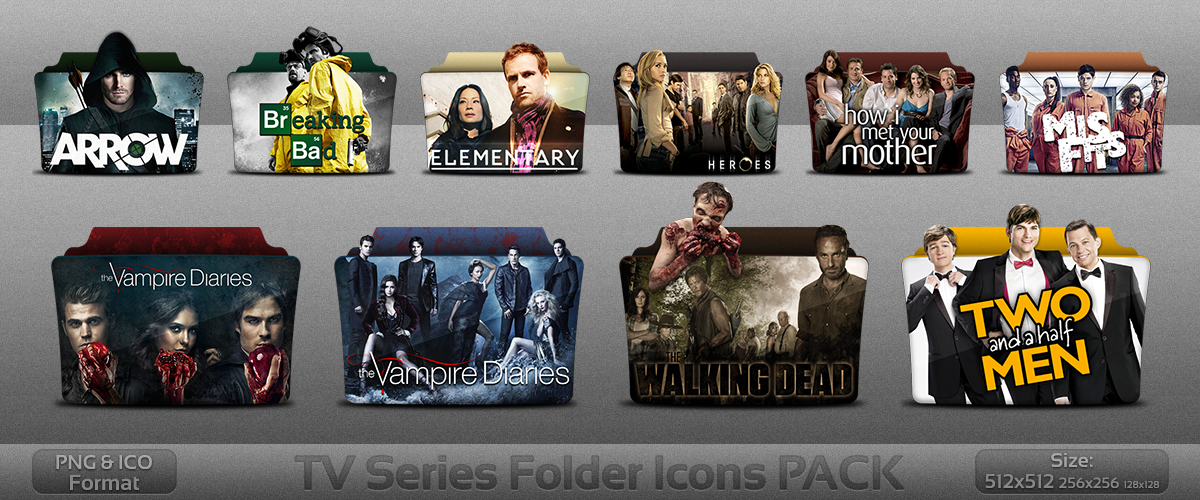 TV Series folder icons PACK by atty12 on DeviantArt