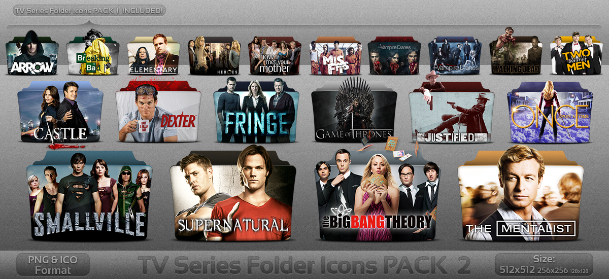 TV Series folder icons PACK 2 by atty12 on DeviantArt