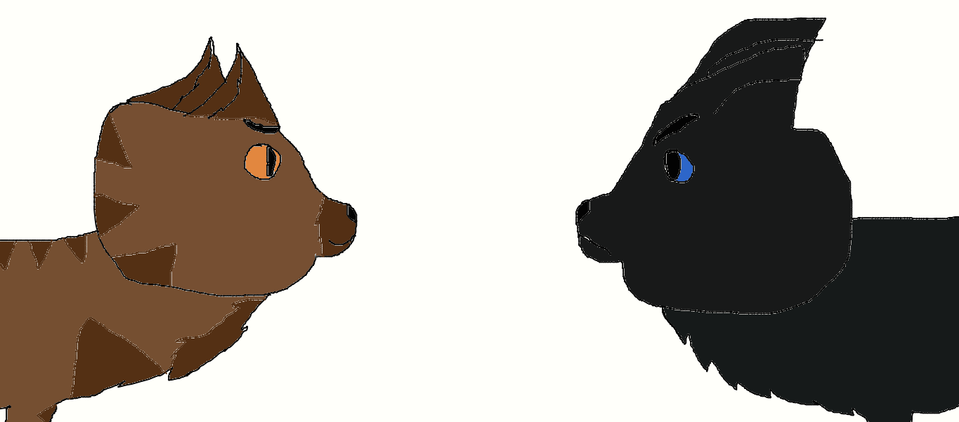 Warrior Cats: Leafpool and Crowfeather by rockymeows on DeviantArt