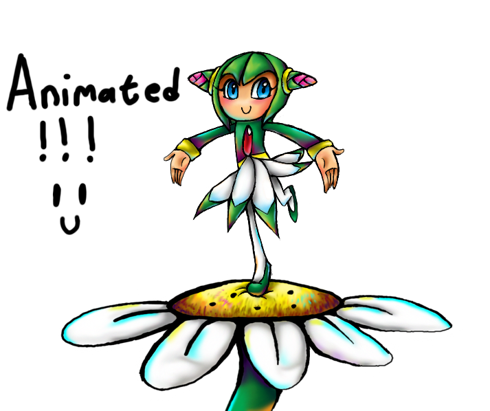 Cosmo on a flower~ by sonicandsora25 on DeviantArt