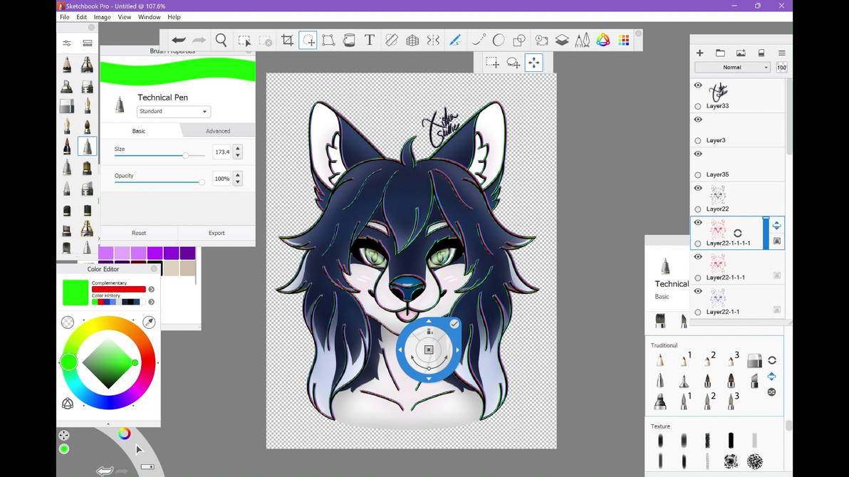 Roxanne Wolf Commission - Speed Draw by XishaSkullie on DeviantArt